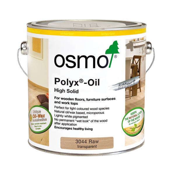 Osmo Polyx 3044 Raw Transparent Effect Floor Oil | Buy Online on Paintlab, Ireland