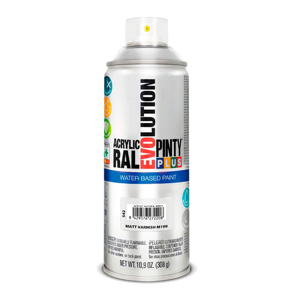Pinty Plus Evolution Varnish Spray 400ml | Buy Online on Paintlab, Ireland