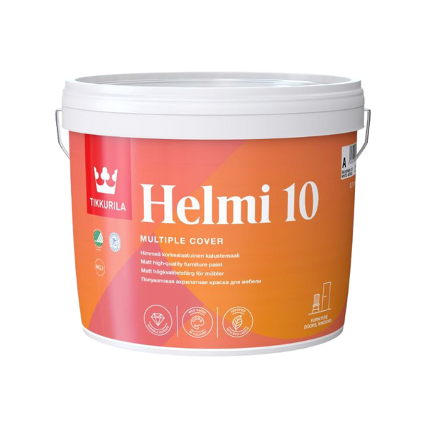 Tikkurila Helmi 10 Matt Interior Wood & Metal Paint | Buy Online on ...