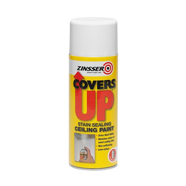 Zinsser CoversUp Stain Blocking Aerosol Paint for Ceiling 400ml | Buy ...