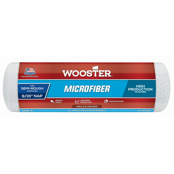 Wooster 9" Microfiber Paint Roller Sleeve | Buy Online on Paintlab, Ireland