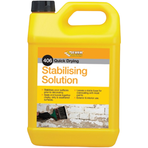 Everbuild Quick Drying Water Based Stabilising Solution 5L | Buy Online ...